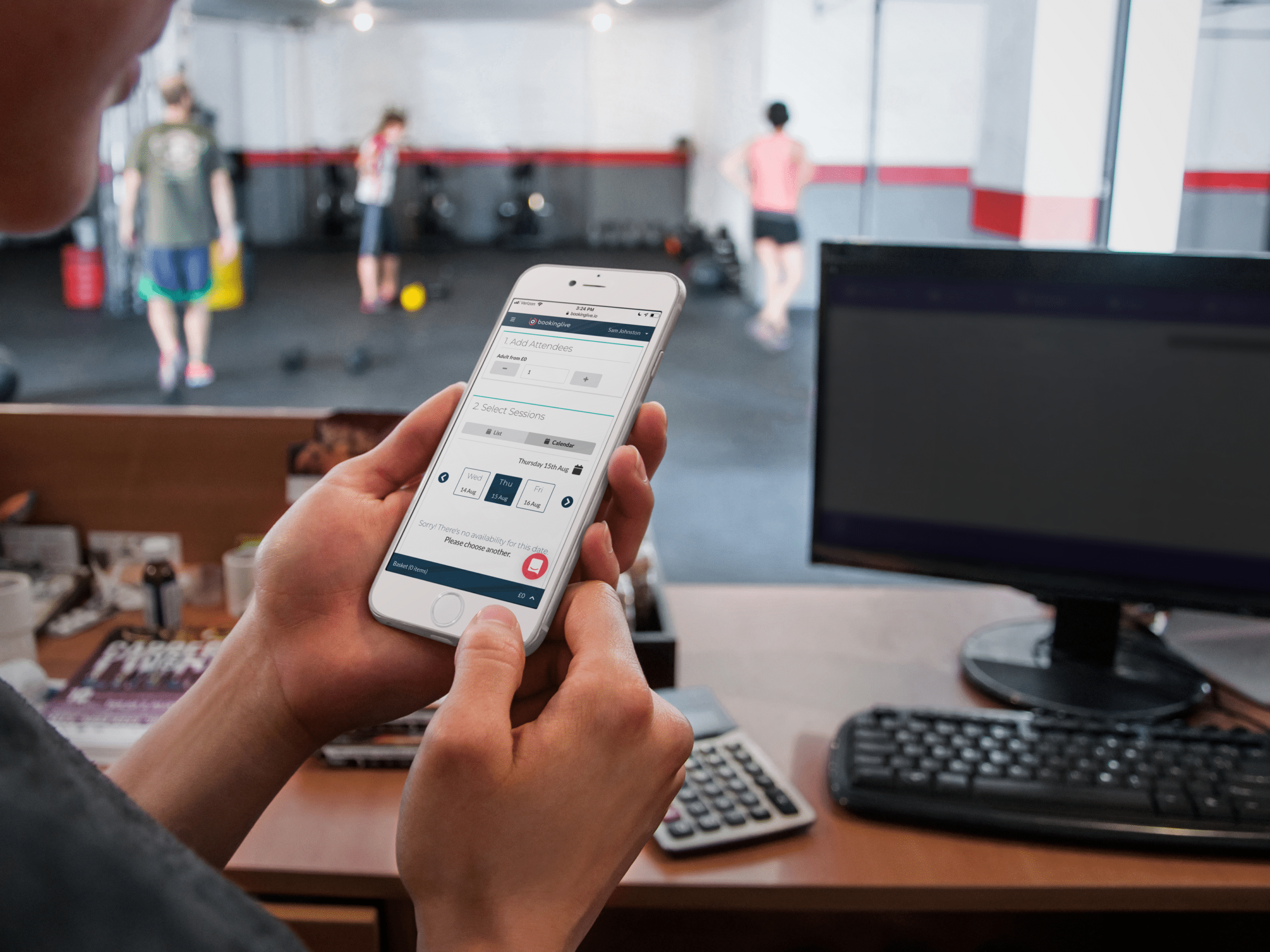 Sport & Fitness Booking System - Booking Live